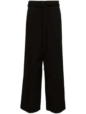 TOTEME Fluid Tie-waist Wide-leg Trousers