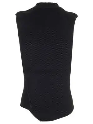TOTEME Asymmetric Knit Top White