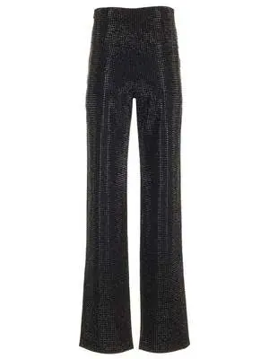 Roland Mouret Embellished Boot Cut Trousers