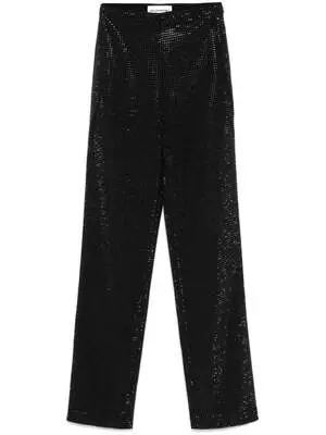 Roland Mouret Embellished Boot Cut Trousers