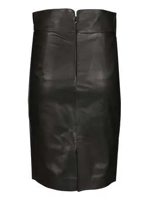 Tagliatore Suede Midi Skirt