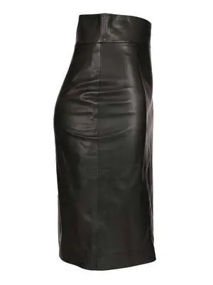 Tagliatore Suede Midi Skirt