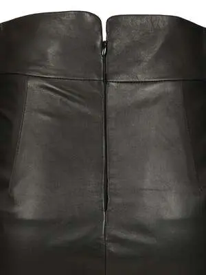Tagliatore Suede Midi Skirt