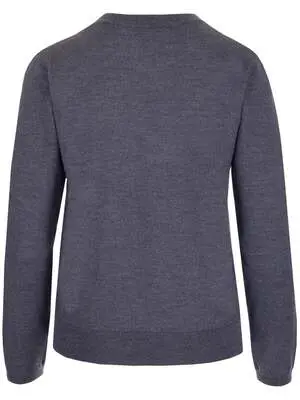 A.p.c. Charcoal Wool Crew Neck Pullover