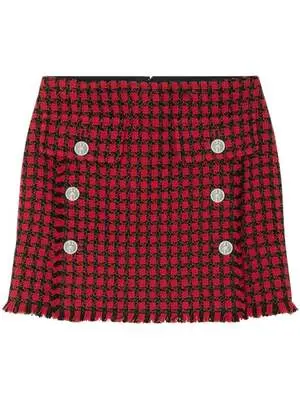 Versace Tweed Mini Skirt