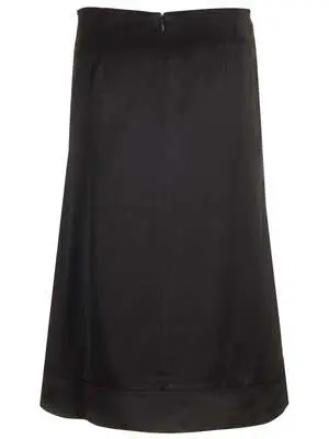 TOTEME Paneled Satin Midi Skirt