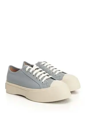 Marni Pablo" Nappa Leather Lace-up Sneakers With Platform Sole - Blue