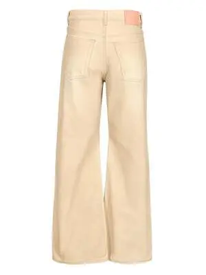 Acne Studios Wide Leg Jeans - Cream