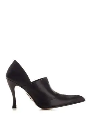 Loewe Comic" Pump With Folding Heel - Black