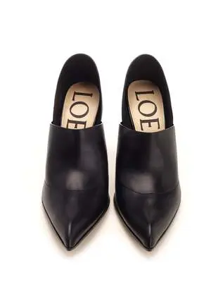 Loewe Comic" Pump With Folding Heel - Black
