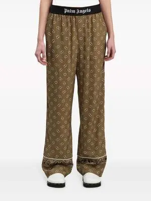 Palm Angels Straight Paisley Print Pants