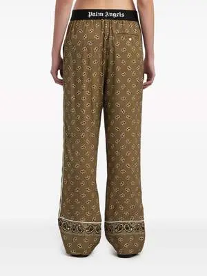 Palm Angels Straight Paisley Print Pants