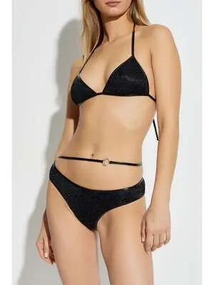 Oseree Metallic Triangle Two-piece Swimsuit