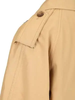 Marni Belted Trench Coat With Embroidered Detail