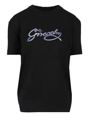 Givenchy T-shirt With Printed Logo - Black