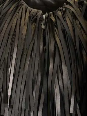Alaïa Fringed Bomber Jacket