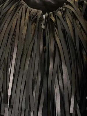 Alaïa Fringed Bomber Jacket