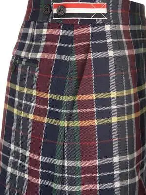Thom Browne Tartan Wool Mini Skirt