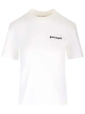 Palm Angels T-shirt With Logo - White
