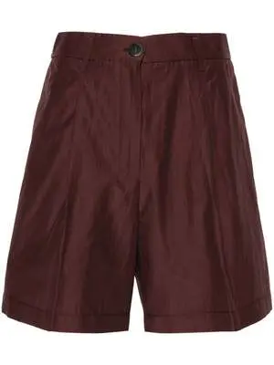 FORTE_FORTE Chic Bermuda Shorts - Brown