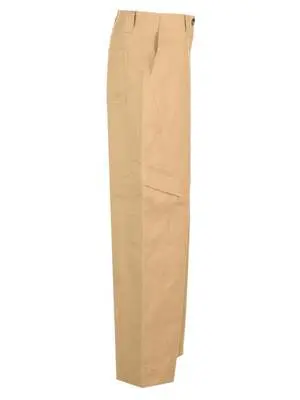 GANNI Cotton Canvas Cargo Trousers