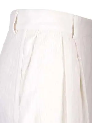 TOTEME Corduroy Trousers With Double Pleats