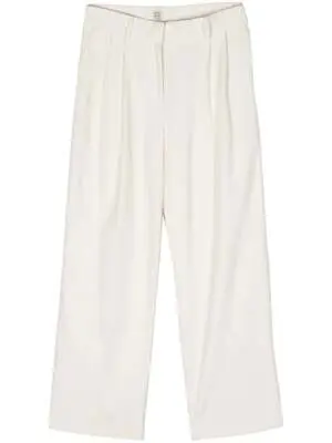 TOTEME Corduroy Trousers With Double Pleats