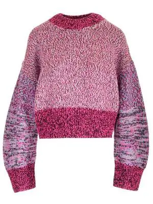 Loewe Multi-thread Mouliné Wool Sweater - White