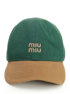 Miu Miu Drill Baseball Cap