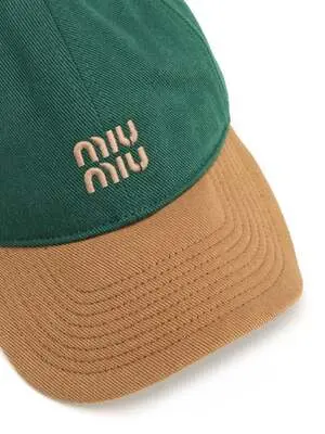 Miu Miu Drill Baseball Cap