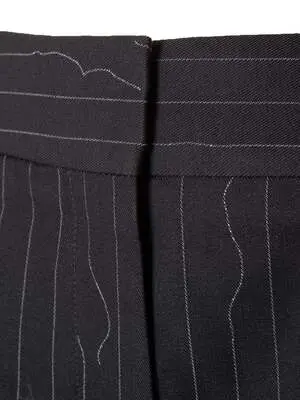 Off-White Pinstriped Wide-leg Tailored Trousers