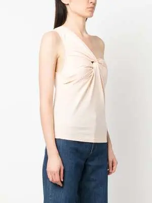 FORTE_FORTE Sand One-shoulder Top