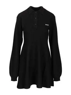 ROTATE BY BIRGER CHRISTENSEN Polo Dress - Black
