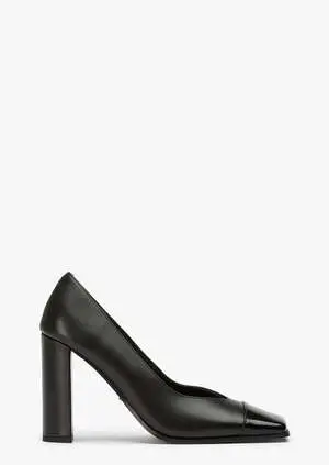 TONY BIANCO Legacy Square Toe Block Heel Pumps