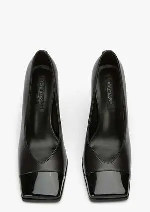 TONY BIANCO Legacy Square Toe Block Heel Pumps