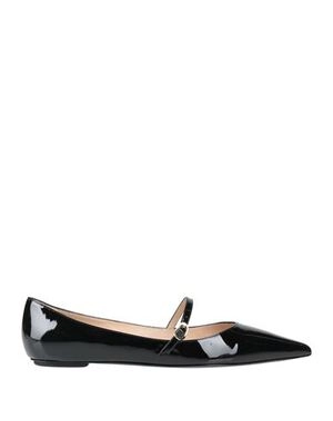 STUART WEITZMAN Patent Leather Mary Jane Ballet Flats