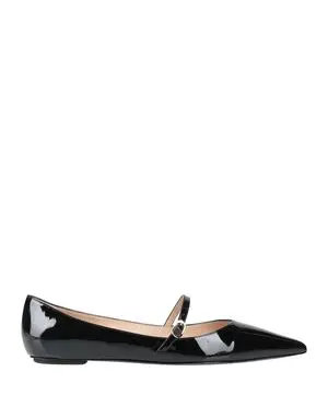 STUART WEITZMAN Patent Leather Mary Jane Ballet Flats