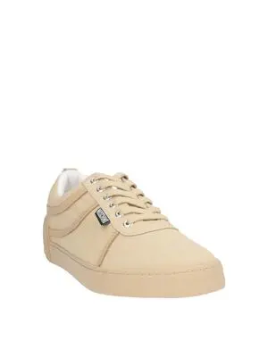 Moschino Low-top Canvas Sneakers With Leather Trims