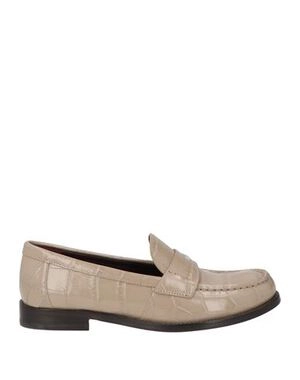 Tory Burch Loafers Taupe Size Leather - Grey