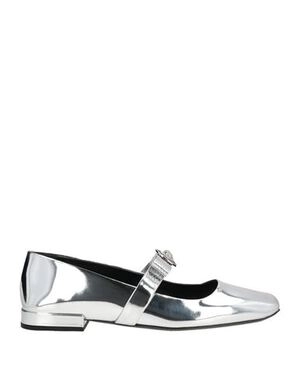 Versace Ballet Flats Size Calfskin - Silver