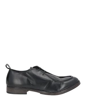 Moma Calfskin Lace-up Shoes - Black