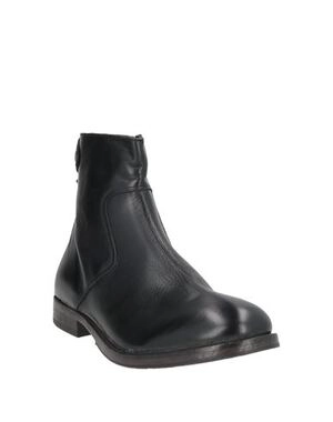 Moma Ankle Boots Burgundy Size Calfskin - Black