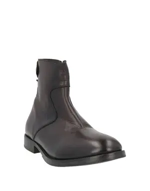 Moma Calfskin Ankle Boots - Brown