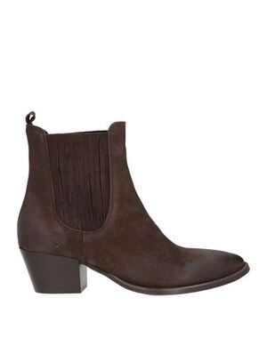 FABRIZIO CHINI Ankle Boots Size Leather - Brown