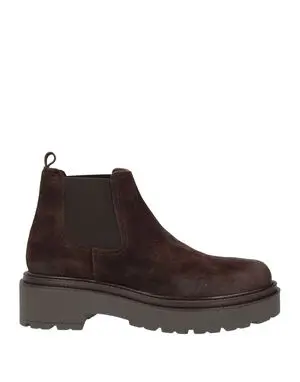 FABRIZIO CHINI Ankle Boots Size Leather