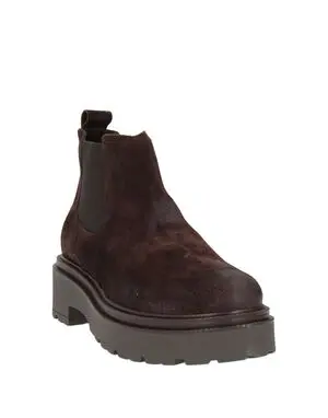FABRIZIO CHINI Ankle Boots Size Leather