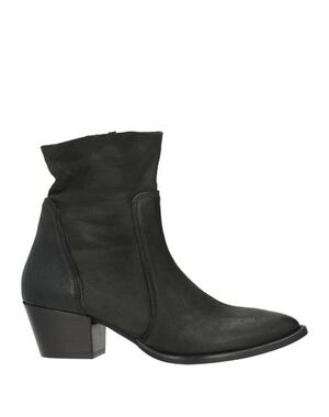 FABRIZIO CHINI Ankle Boots Size Leather - Black