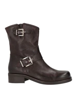 FABRIZIO CHINI Ankle Boots Size Leather - Brown