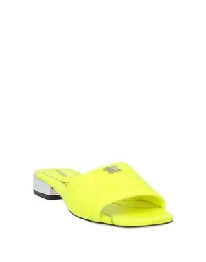 BIKKEMBERGS Sandals Lime Size Leather