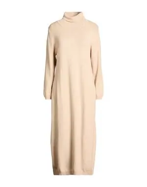 HAVEONE Knitted Midi Dress With Turtleneck